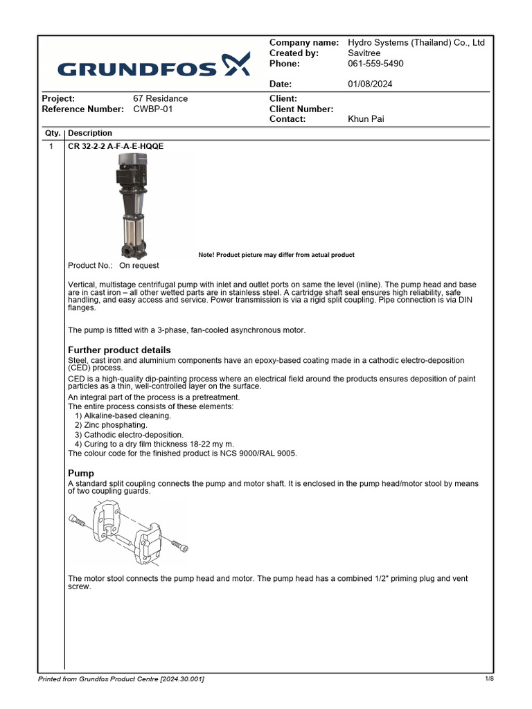 96121952_CR_3222_AFAEHQQE | PDF | Pump | Mains Electricity