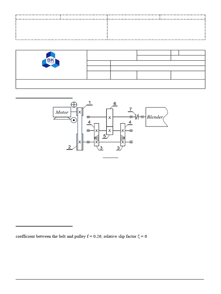 De thi HK231-Chi tiet may-CLC-23101 | PDF | Belt (Mechanical) | Gear