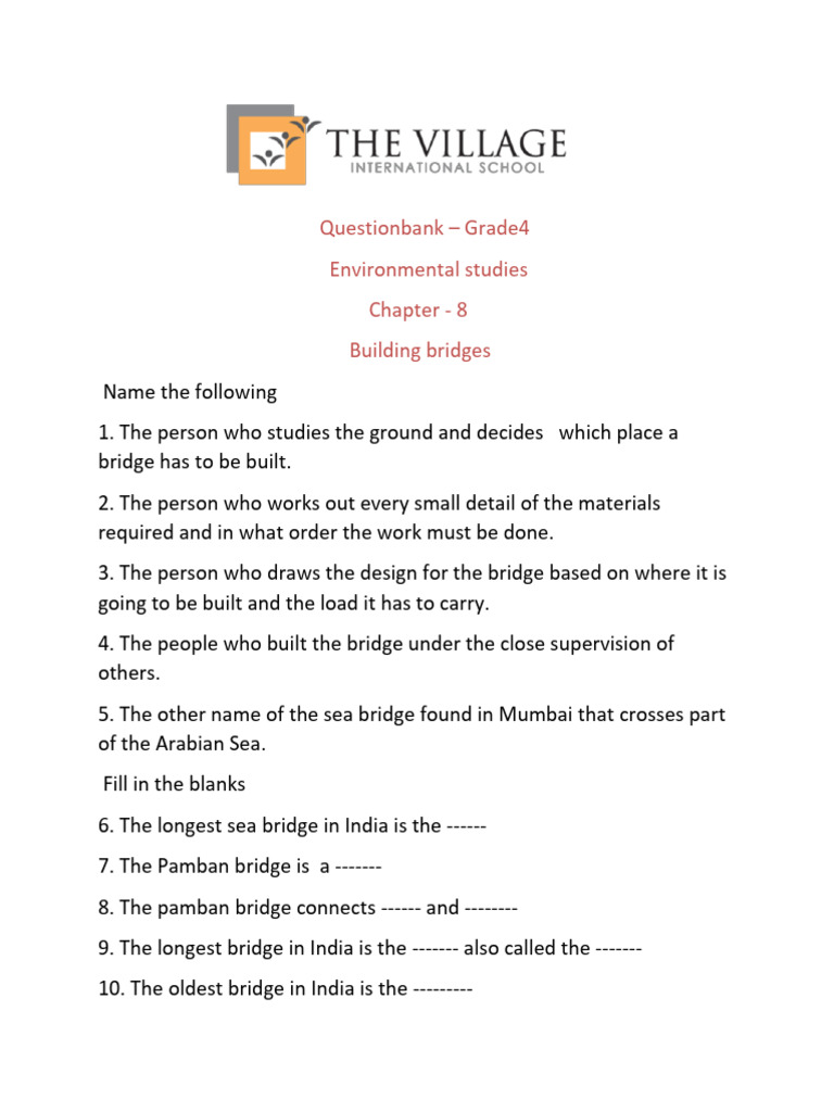 G4 EVS CH-8 QB | PDF | Bridge | Concrete