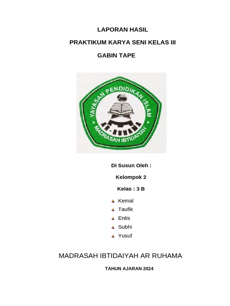 Laporan Hasil Praktikum Gabin Tape | PDF