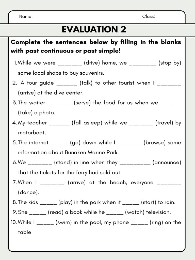 LKPD Bahasa Inggris Kelas 9 When/While | PDF