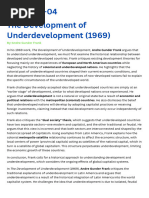 The Development of Underdevelopment | PDF | Capitalism | Exploitation ...