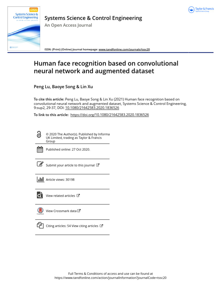 Face_Recognition | PDF | Artificial Neural Network | Deep Learning