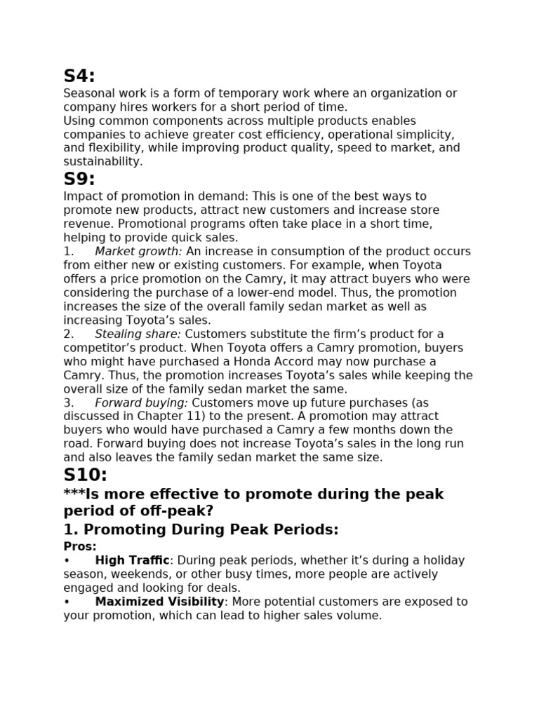 SOP (1) | PDF | Demand | Profit (Economics)