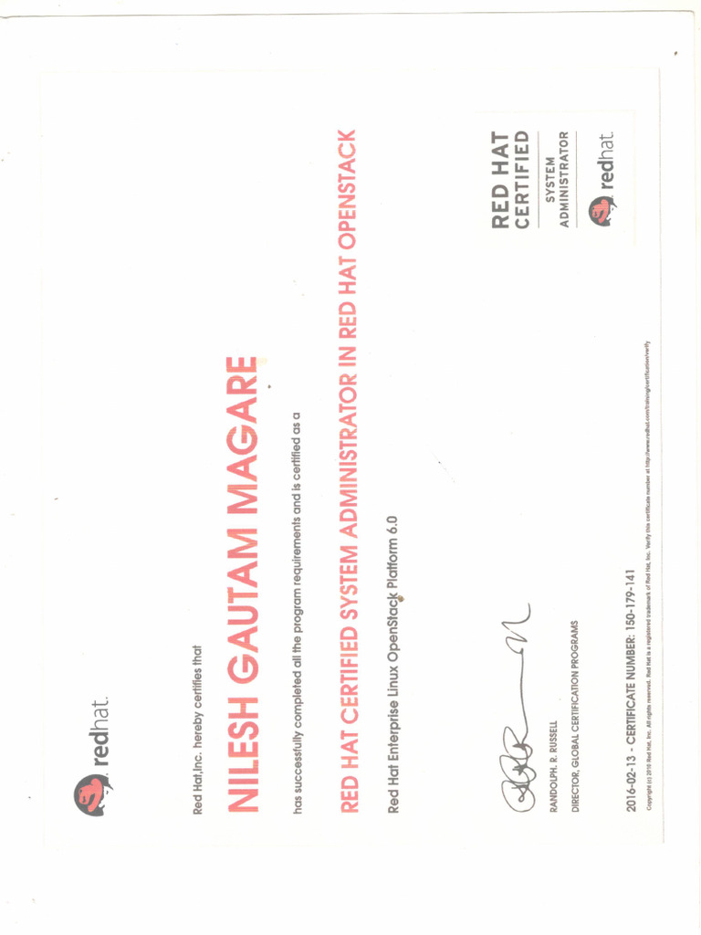 Redhat Openstack | PDF