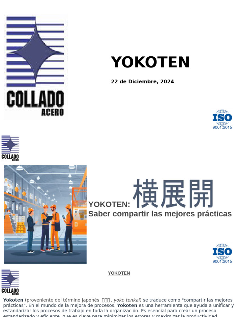 Qué es Yokoten y su aplicación | PDF | Business | Cognición