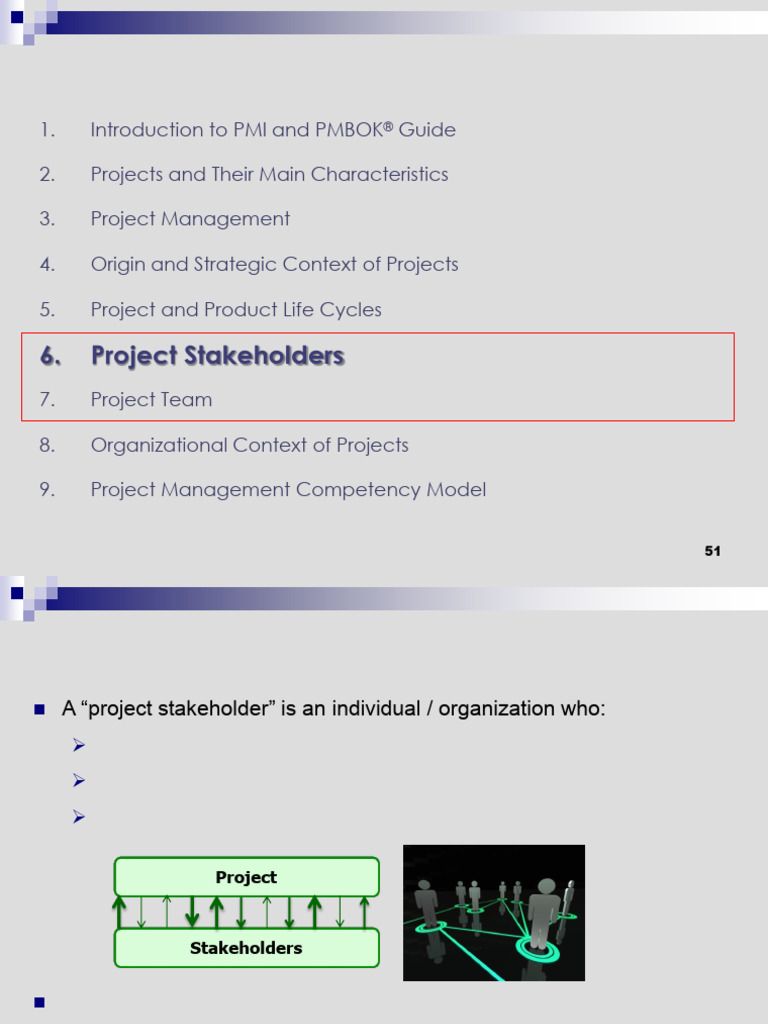 PMBOK Guide - Part 3 | PDF | Project Management | Stakeholder (Corporate)