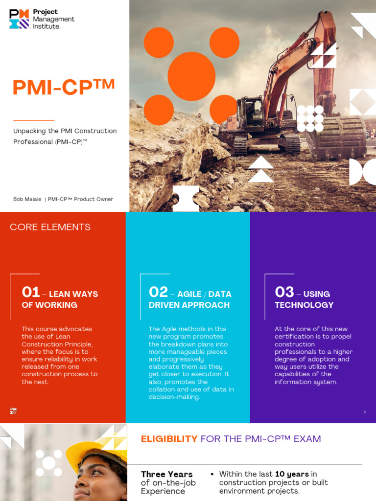 PMI-CP Product Deck - Webinar 1 | PDF | Innovation | Risk