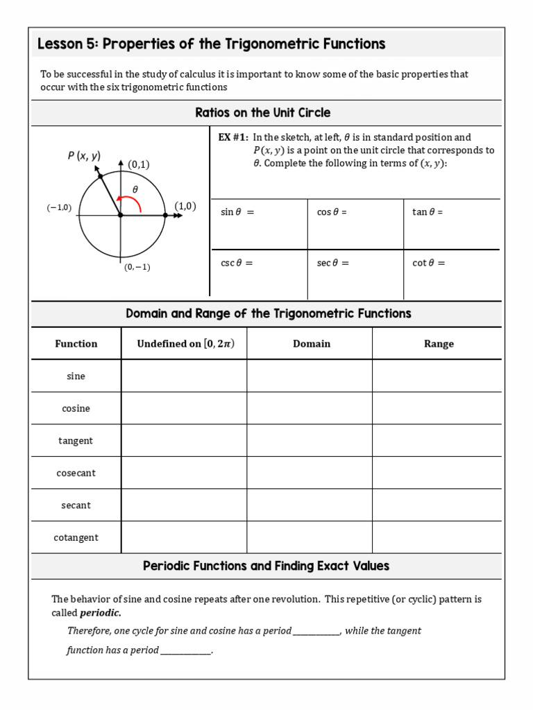 Notes 4.5-Properties Trigonometric Functions | PDF | Trigonometric ... Notes 4.5-Properties Trigonometric Functions | PDF | Trigonometric ...