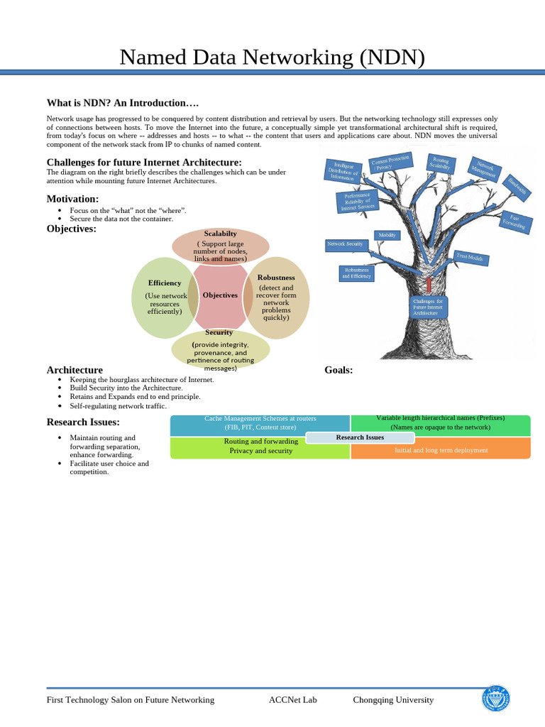 Named Data Networking Pdf Computer Network Internet Protocols
