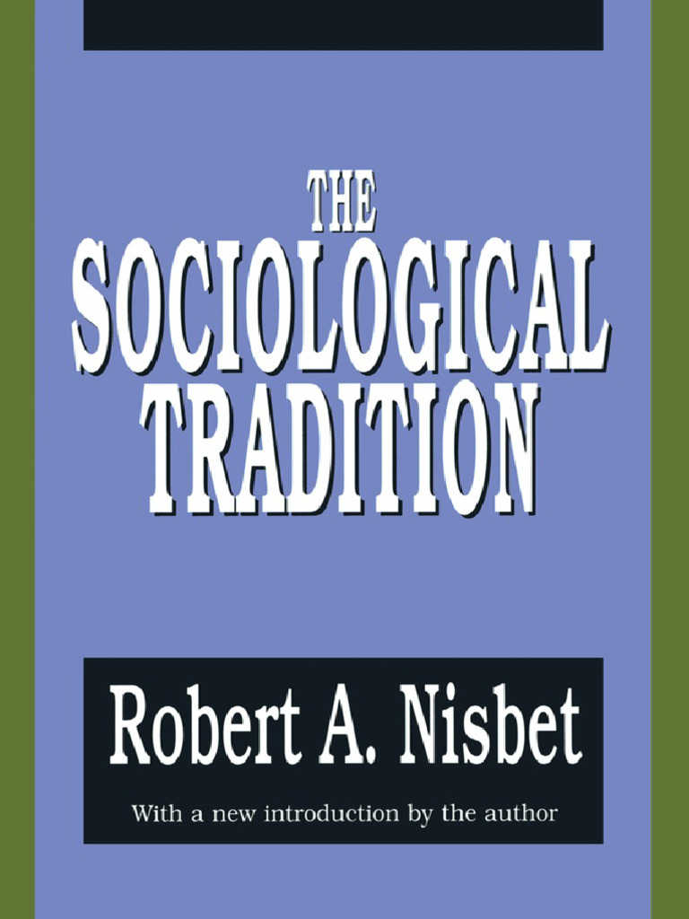The Sociological Tradition 9781315135052 | PDF | Sociology | Idea