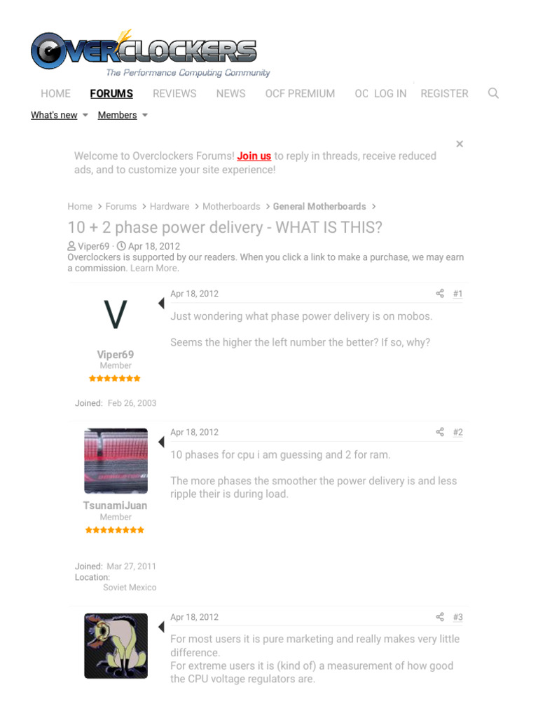 10 + 2 Phase Power Delivery - WHAT IS THIS - Overclockers Forum | PDF | Electric Power ...