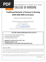 UTA BSN Program Admission Requirements | PDF | University And College ...