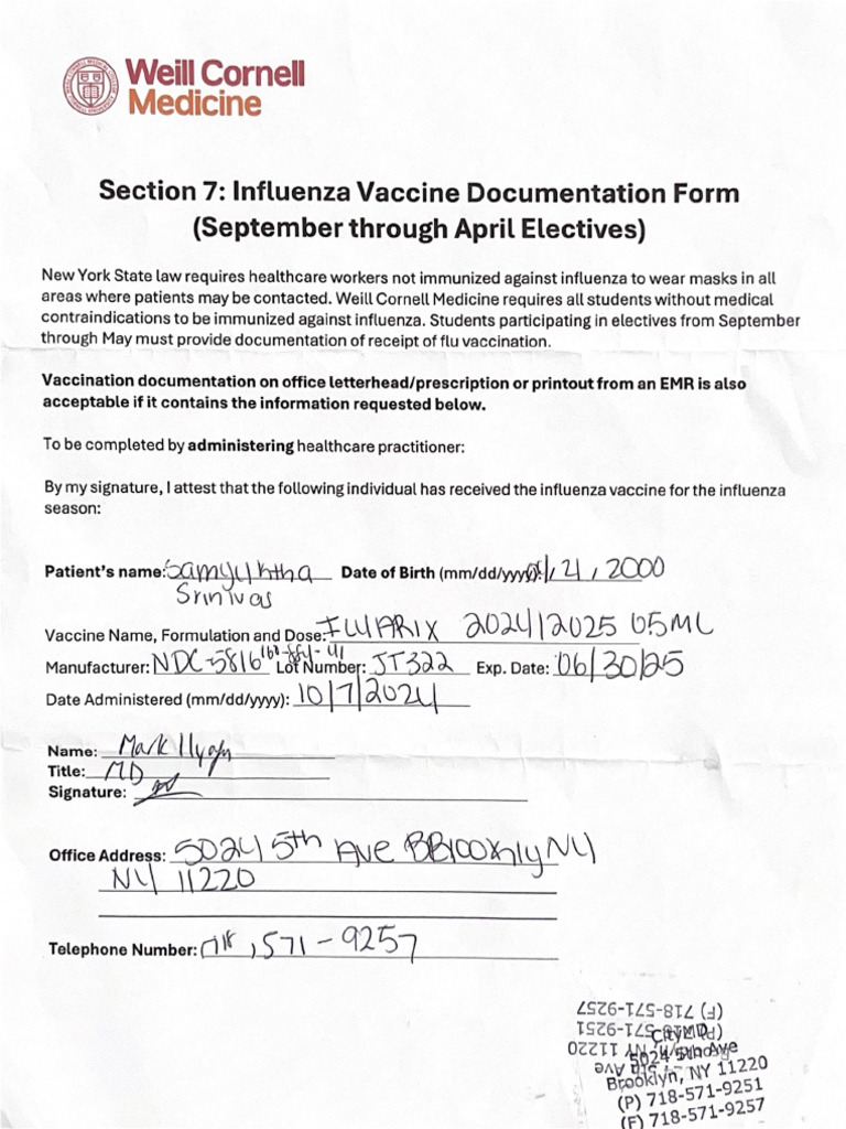 Flu vaccine | PDF
