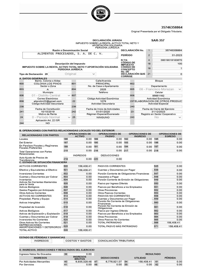 Alipro 2023 | PDF | Impuestos | Economía política