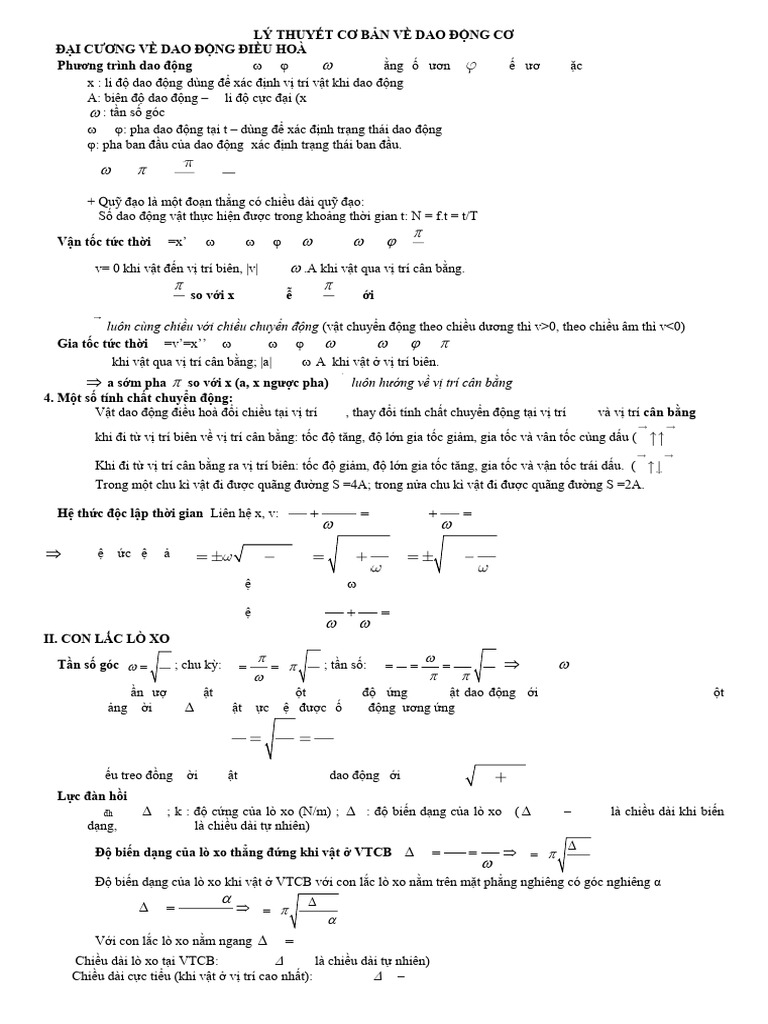Ly Thuyet Chuong 1 | PDF