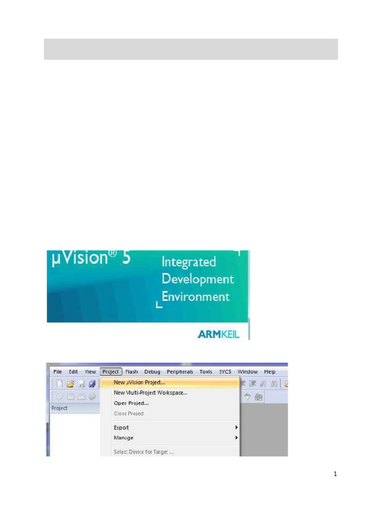 Keil uVision 4 Guide for 8051 Programming | PDF | Integrated Development Environment | Computer ...