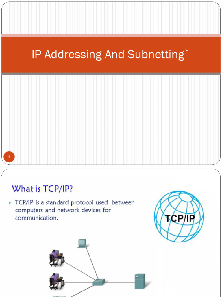 IP Addressing And Subnetting | PDF