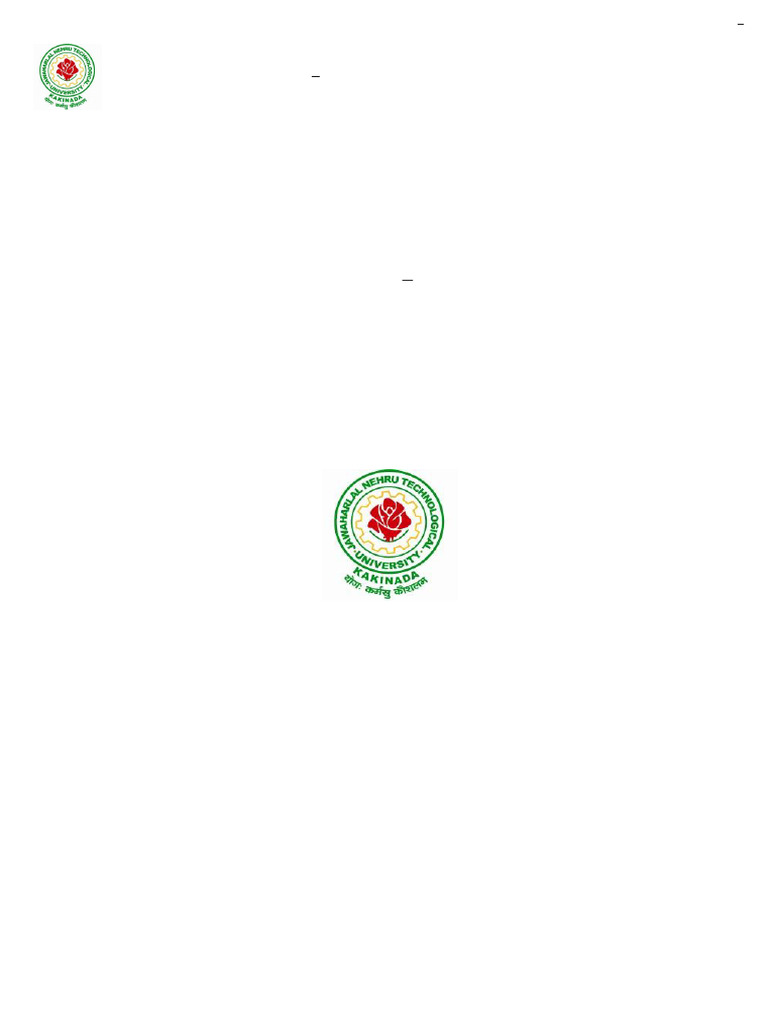 Jntuk b.tech r20 Cse IV Years Cs & Syllabus | PDF | Equations | Reading ...