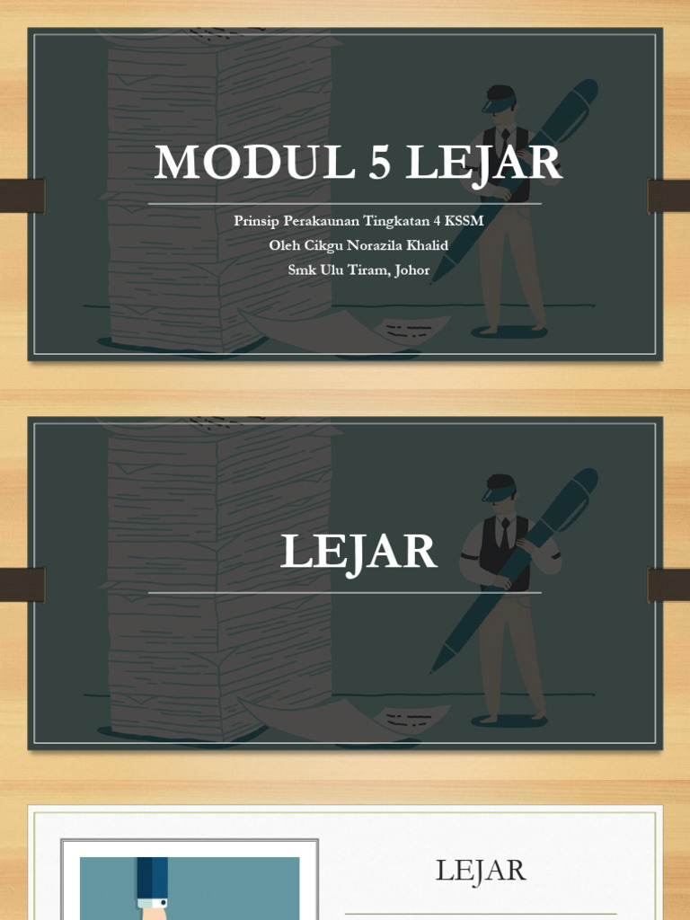 Akaun t4 Kssm Modul 5 Lejar Zila Khalid =) | PDF