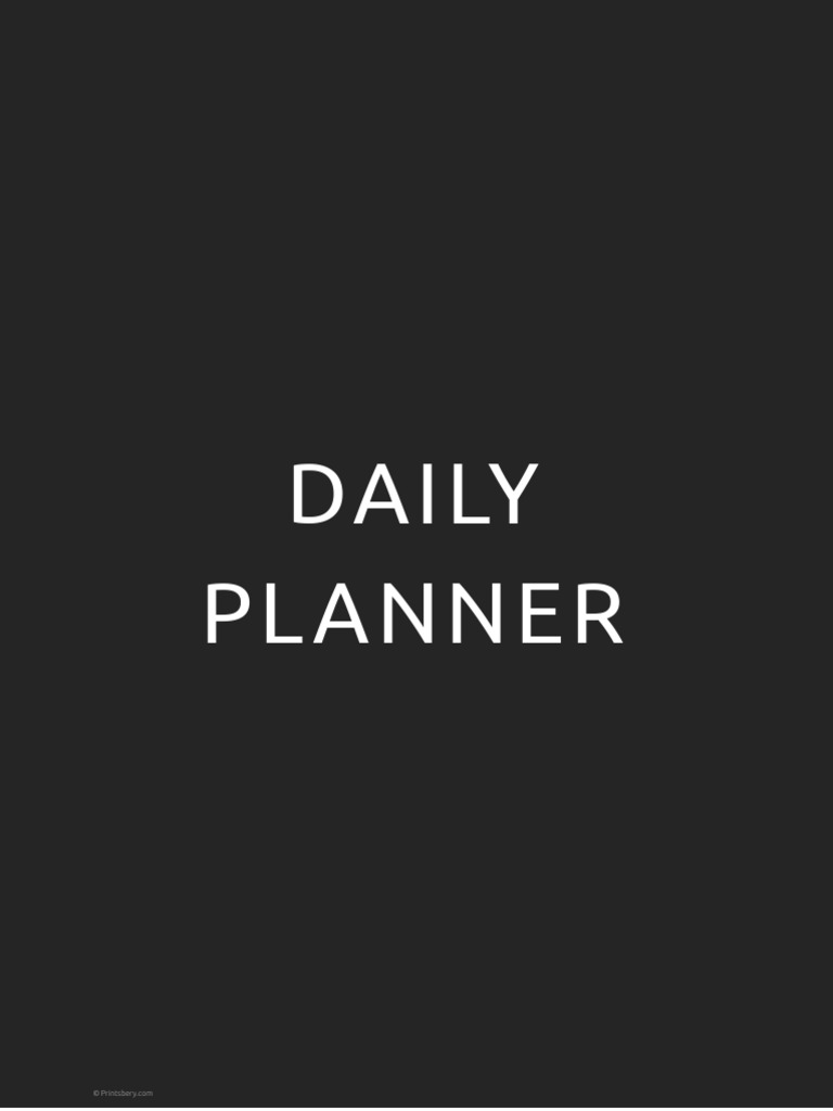 2024 Daily Planner and Goals Guide | PDF