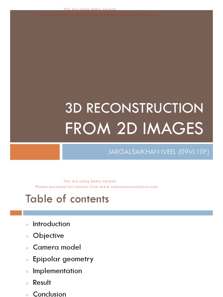 Stereo Image Processing Using Opencv | PDF | Computer Vision | Optics
