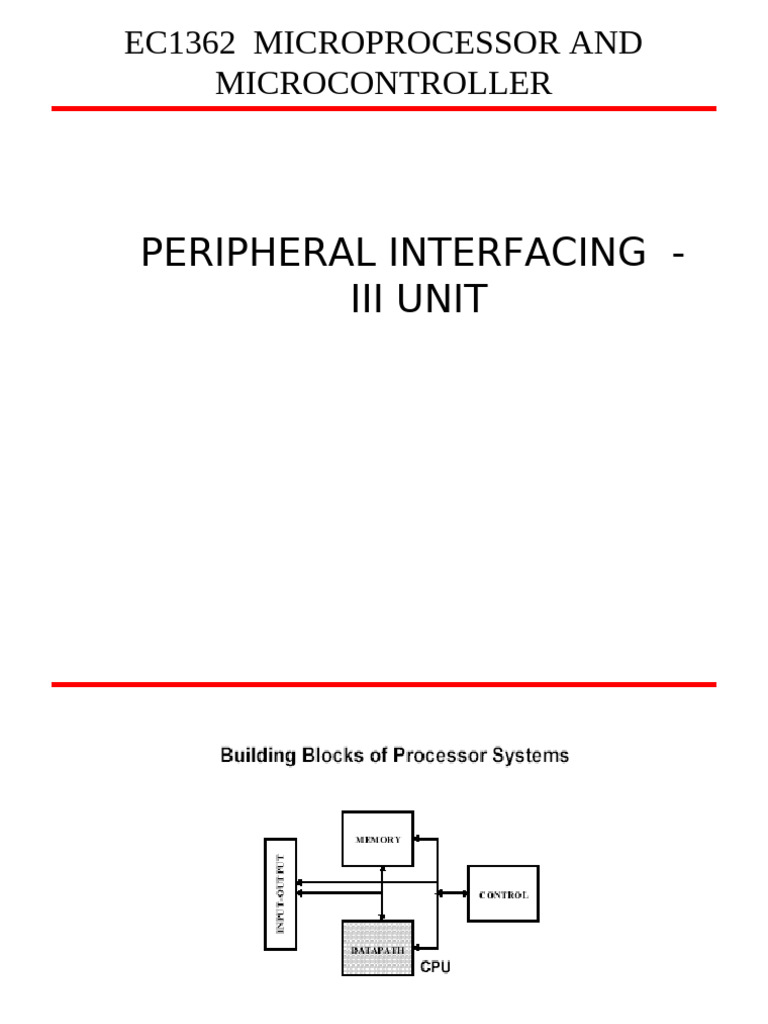 MPMC_UNIT | PDF | Input/Output | Computer Architecture MPMC_UNIT | PDF | Input/Output | Computer Architecture