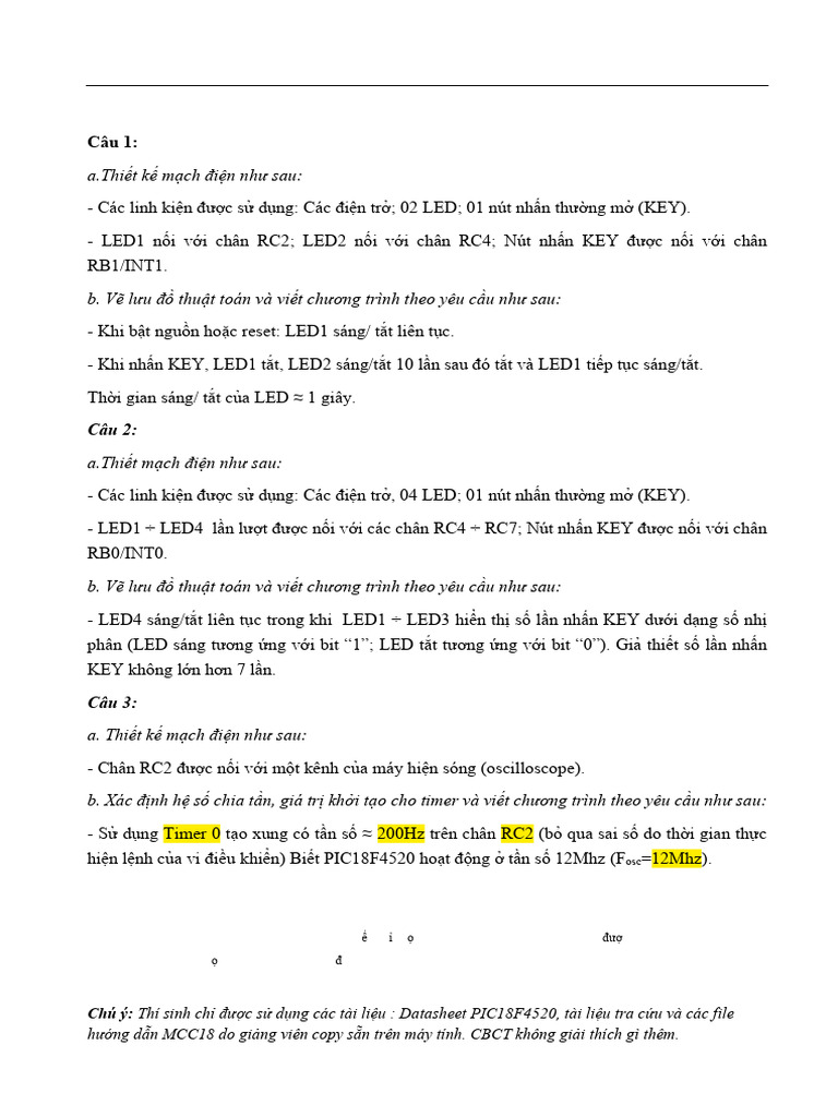 Cac Dang de Cau 2 | PDF