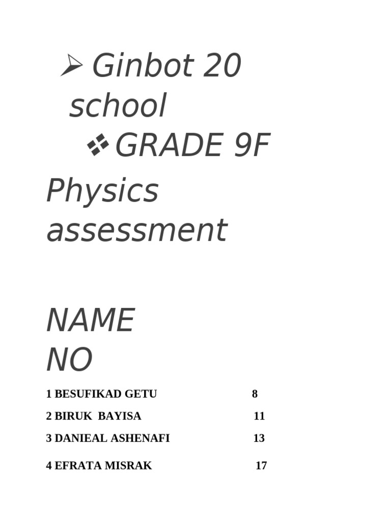 Ginbot 20 School | PDF