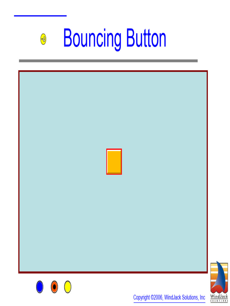 Bouncing Button | PDF