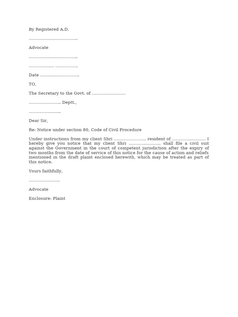 Section 80 Notice | PDF | Surgery | Health Care