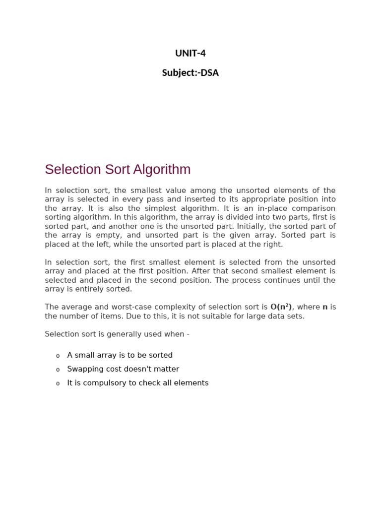 UNIT -4 DSA | PDF | Vertex (Graph Theory) | Graph Theory