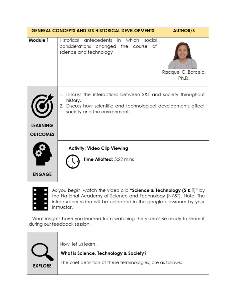 A1. Module 1 - Historical Antecedents | PDF | Science | Invention