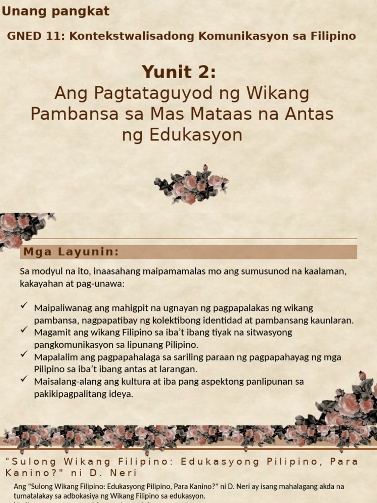Gned 11 Unang Pangkat HM 3 1 1 | PDF