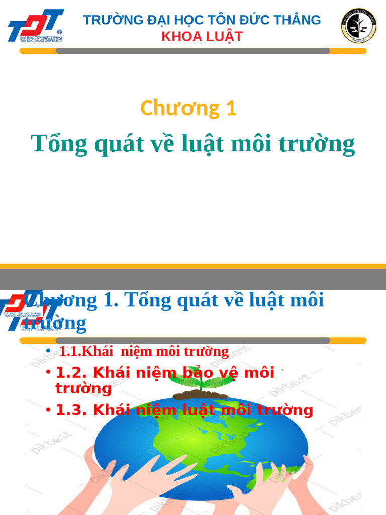 E01034 Luật Môi Trường Chương 1 HK1!23!24 SV | PDF