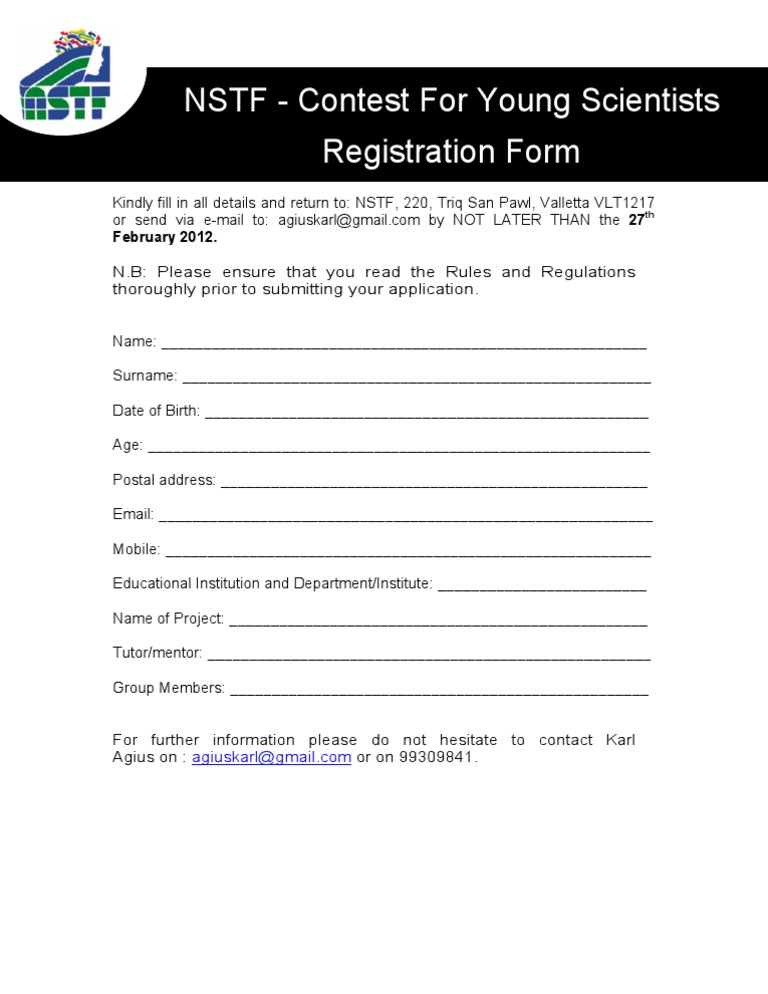 CYS Application Form | PDF
