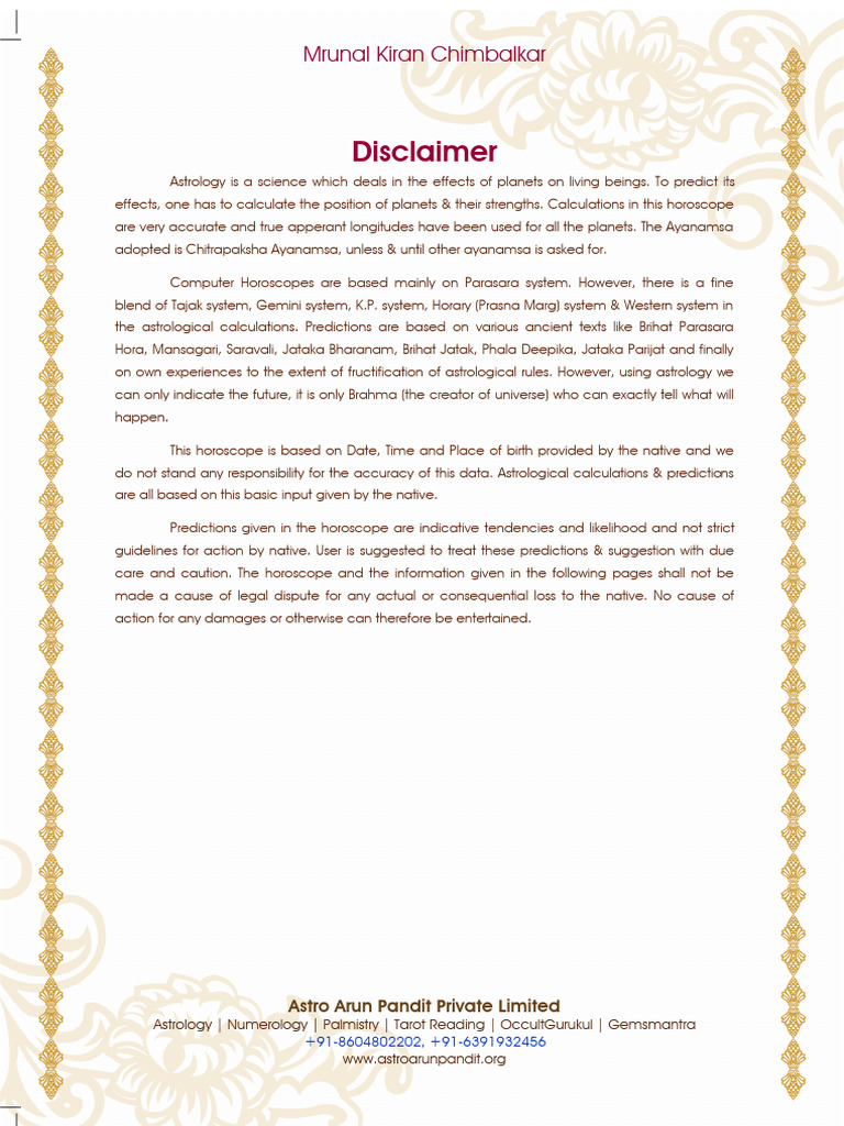 Chimbalkar Document Overview | PDF