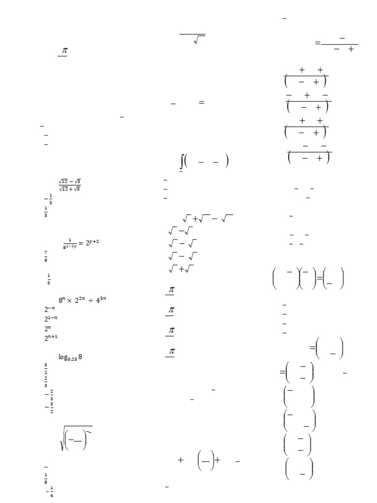 Guide For MTH 101 Gen Exam PDF | PDF | Square Root | Quadratic Equation