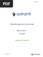 CIMA Strategic Case Study Study Pack | PDF