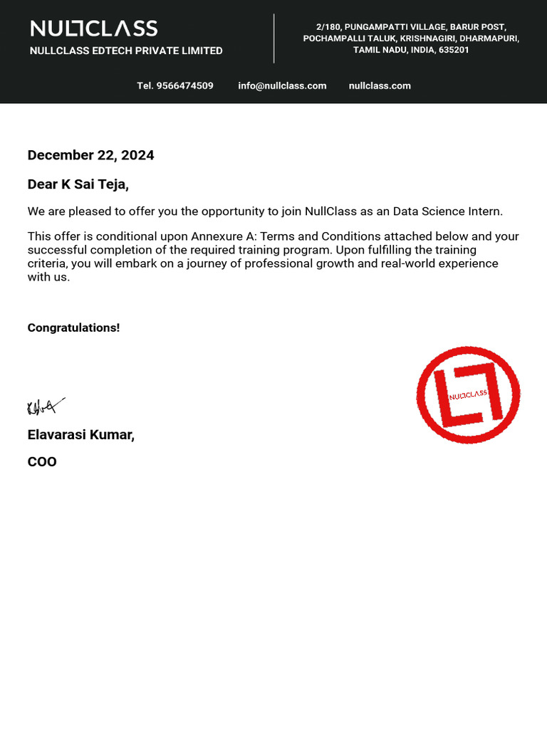 NullClass Data Science Training OL 3 | PDF