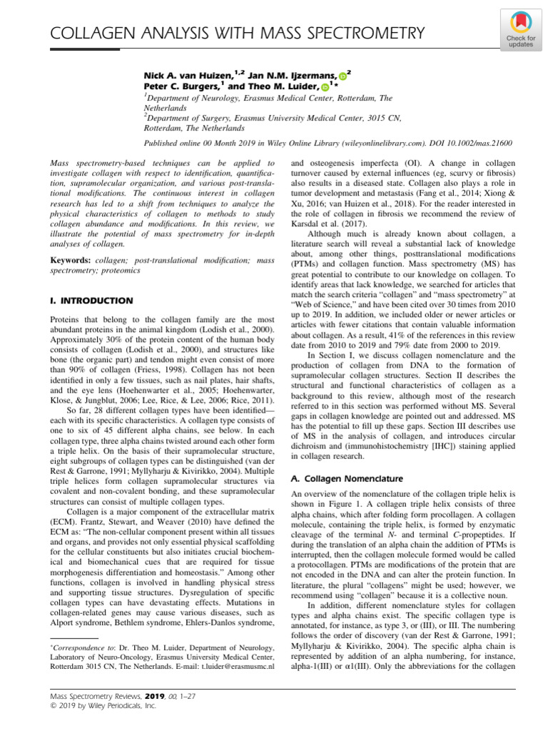 Hui Zen 2019 | PDF | Collagen | Proline