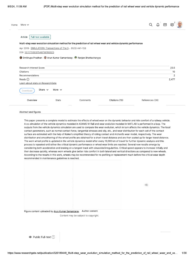 Ulti Step Wear Evolution Simulation Method Pdf