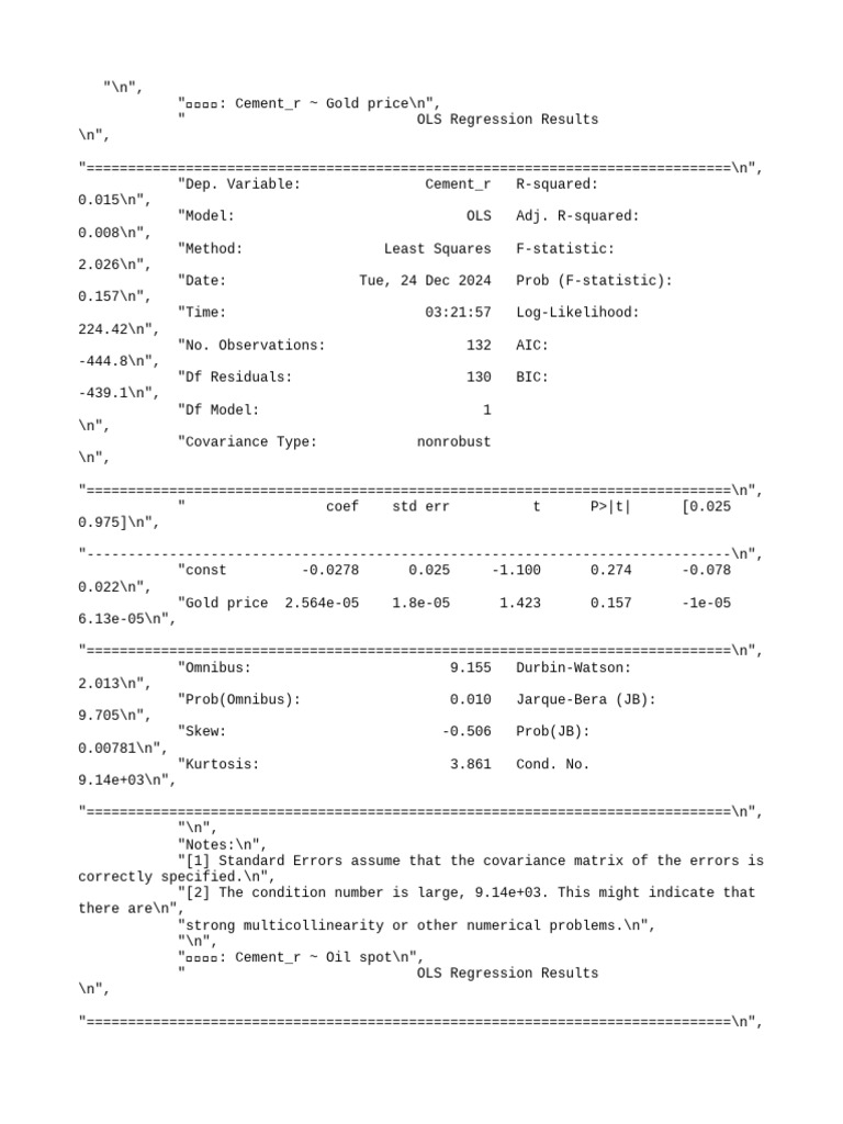 5 | PDF | Ordinary Least Squares | Coefficient Of Determination