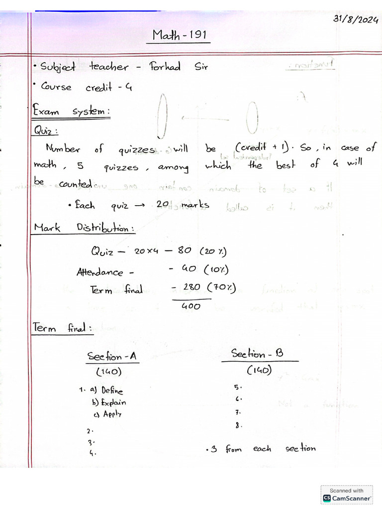 Forhad Sir Notes | PDF