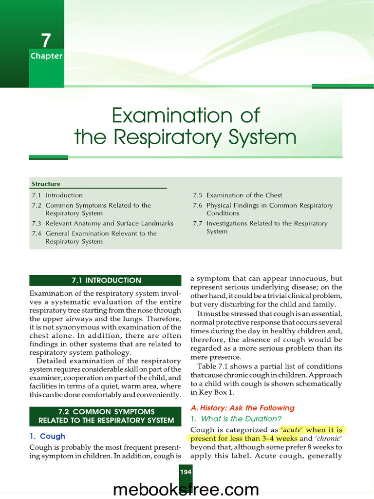 Piyush Gupta Clinical Method | PDF | Cough | Respiratory Tract