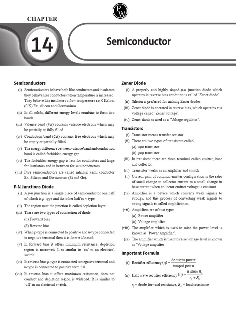 Understanding Semiconductors and Diodes | PDF | P–N Junction | Bipolar ...