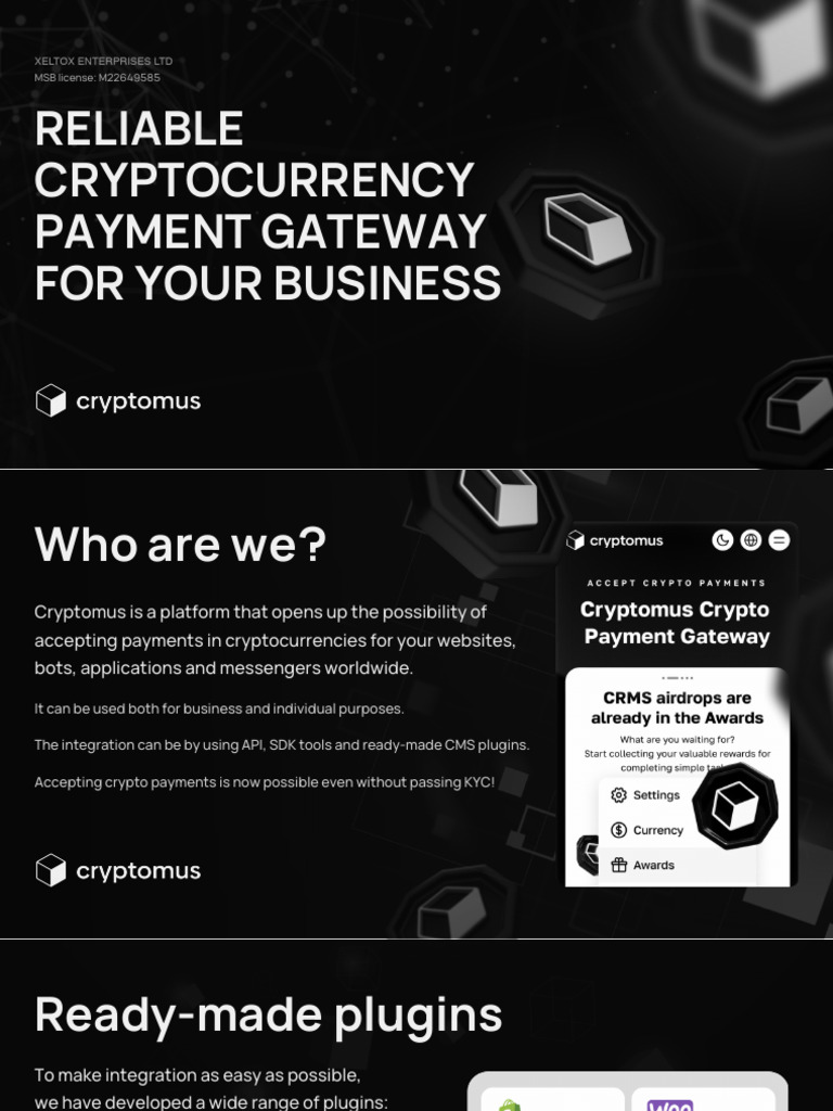 cryptomus_eng (1) | PDF | Payments | Cryptocurrency