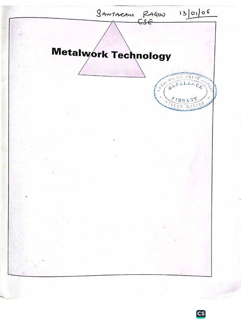 The MOTIVATE Series Metalwork Technology | PDF