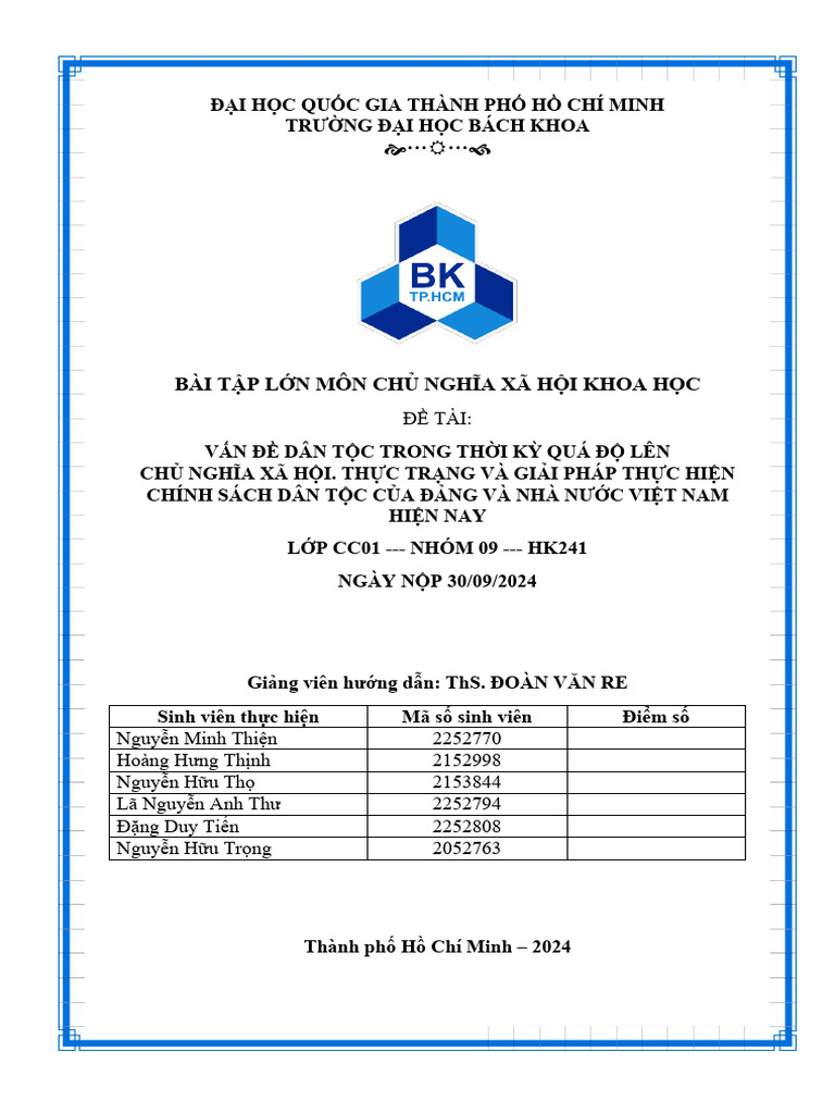 Nhom 9 - Lop CC01 | PDF