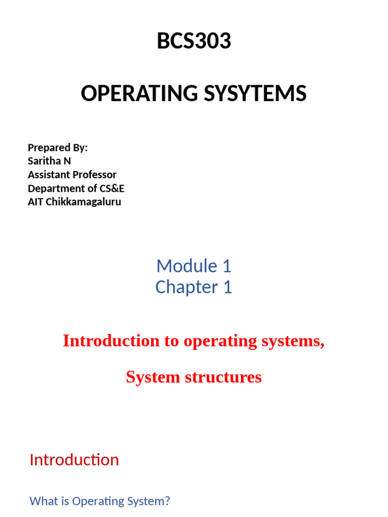 BCS303 | PDF | Process (Computing) | Computer Data Storage